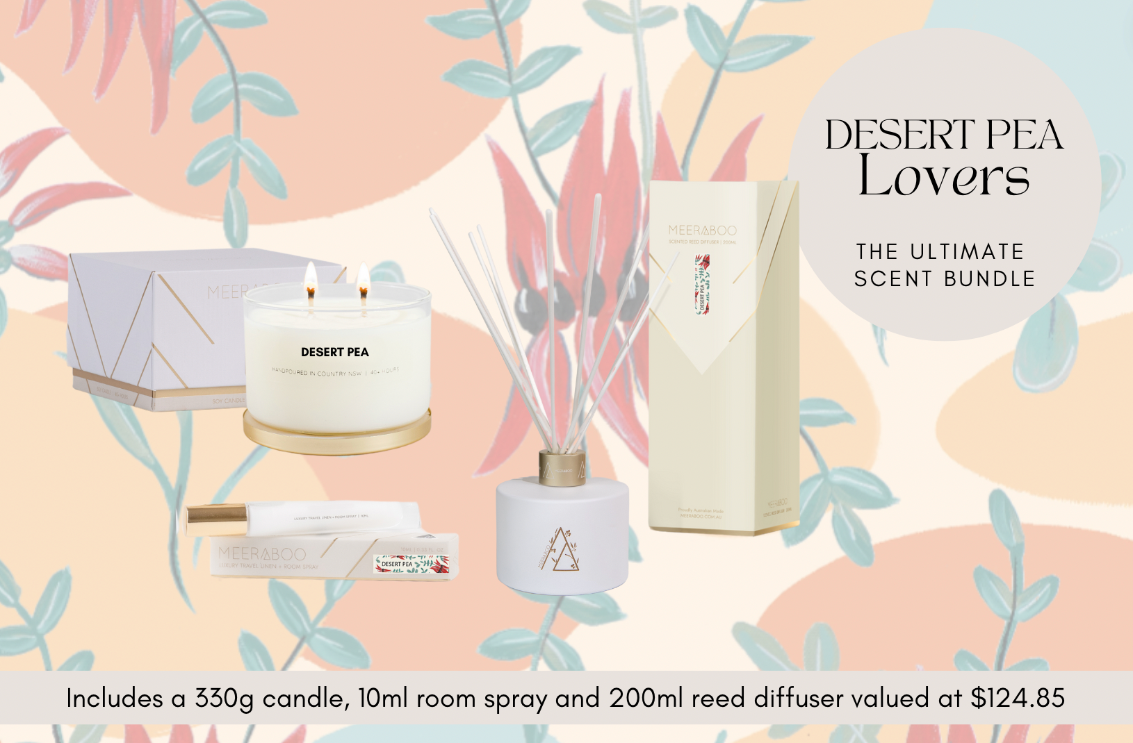 Shop Native Australian Scented Candles Online | Meeraboo